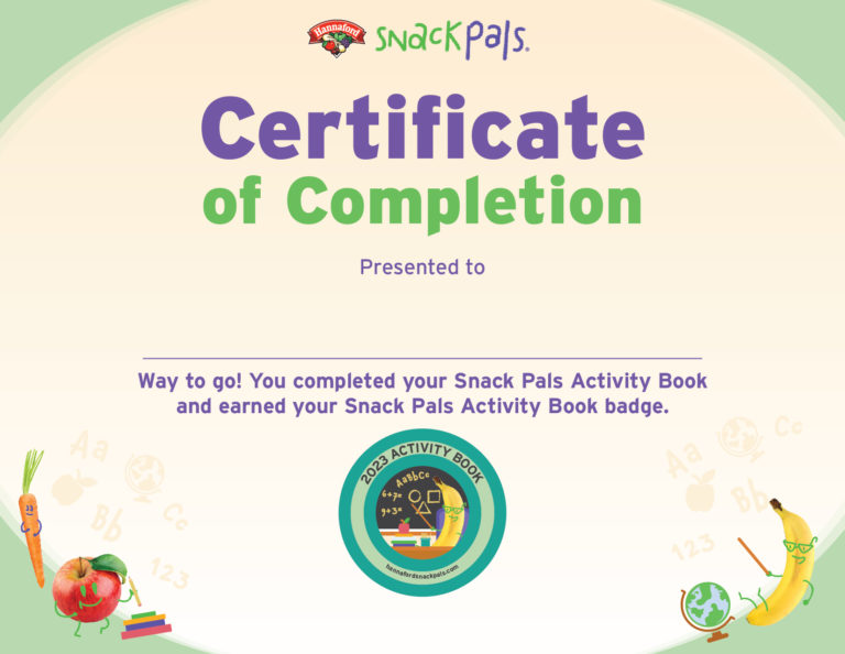 Toolkit - Hannaford Snack Pals